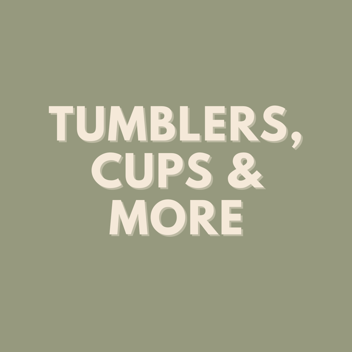 TUMBLERS, CUPS & MORE – The Jeweled Bandit